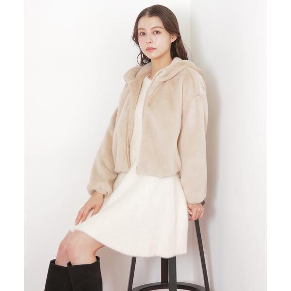 ジル バイ ジル スチュアート（JILL by JILL STUART）/フェイクファーフーディー