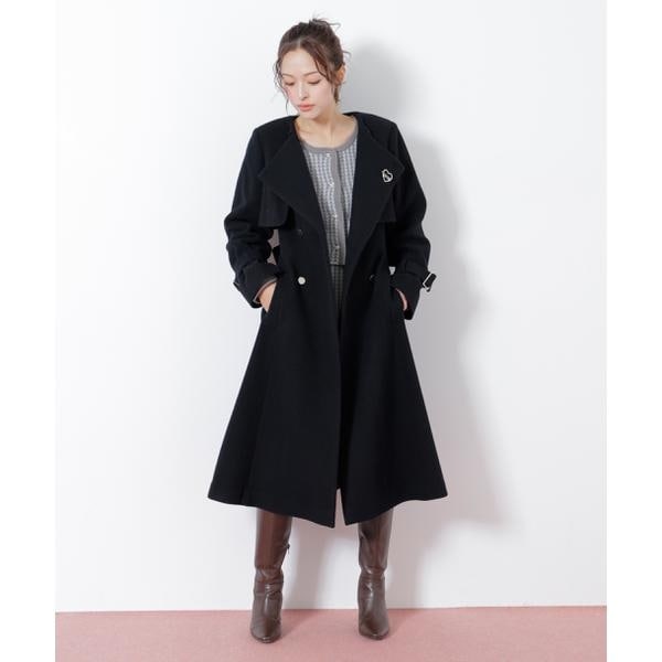 ジル バイ ジル スチュアート（JILL by JILL STUART）/ノーカラードレストレンチコート