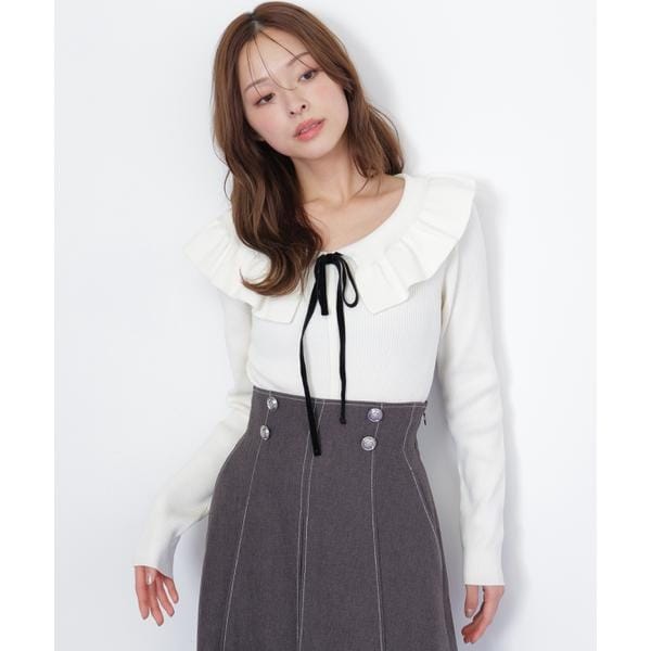 ジル バイ ジル スチュアート（JILL by JILL STUART）/ケープリブニット