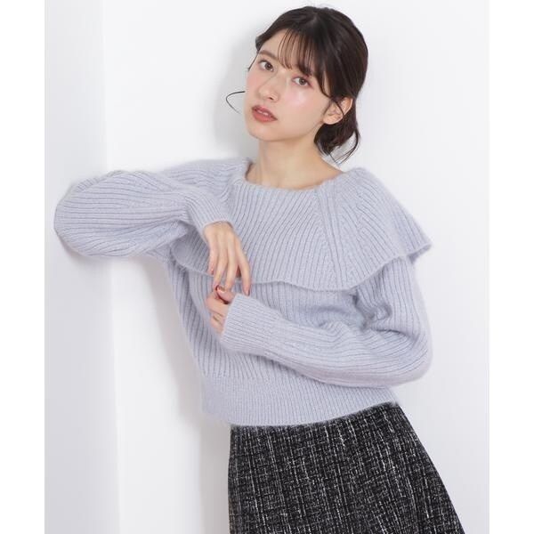 ジル バイ ジル スチュアート（JILL by JILL STUART）/ふわふわケープニット