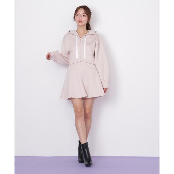 ジル バイ ジル スチュアート（JILL by JILL STUART）/ダイバー素材インナーパンツ付スカート