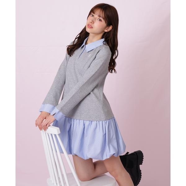 ジル バイ ジル スチュアート（JILL by JILL STUART）/バルーンミニドッキングワンピース