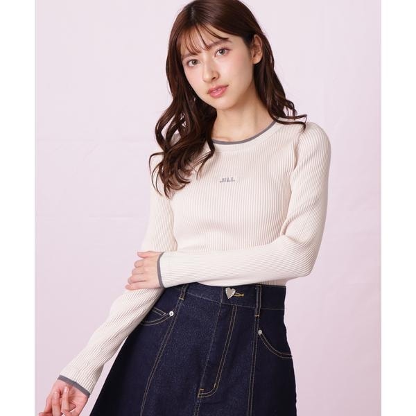 ジル バイ ジル スチュアート（JILL by JILL STUART）/配色リブニット