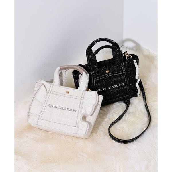 ジル バイ ジル スチュアート（JILL by JILL STUART）/＜フリルトートミニ＞ツイード