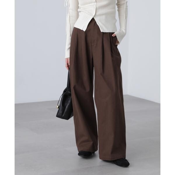 フリーズマート（Free’s Mart）/微起毛ツータックボリュームパンツ