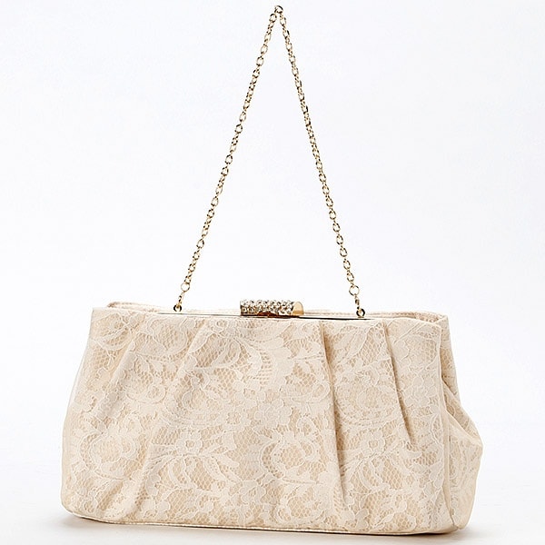 エー・アール　アザレアローズ（A・R Azalea Rose）/レース生地クラッチバッグ（結婚式/二次会/謝恩会/パーティー）