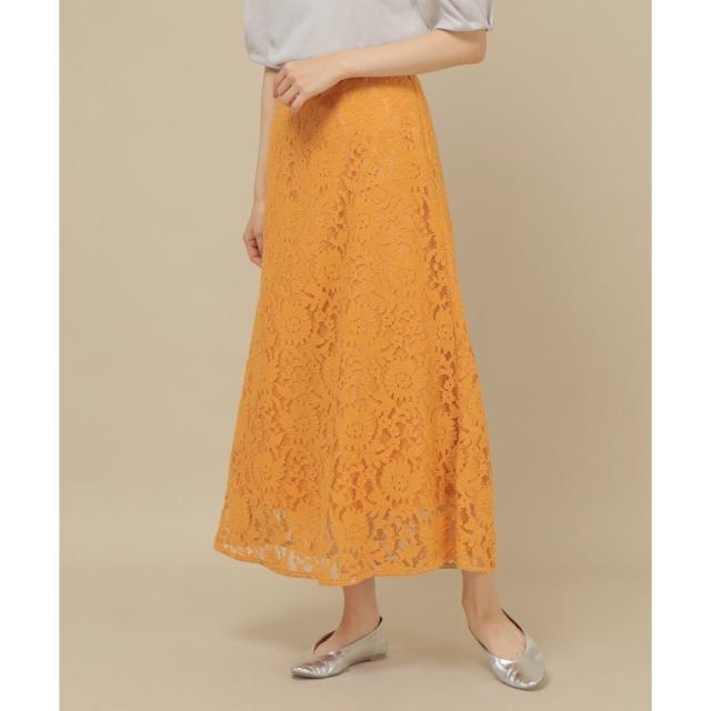 イッカ（ikka）/ラッセルレースナロースカート