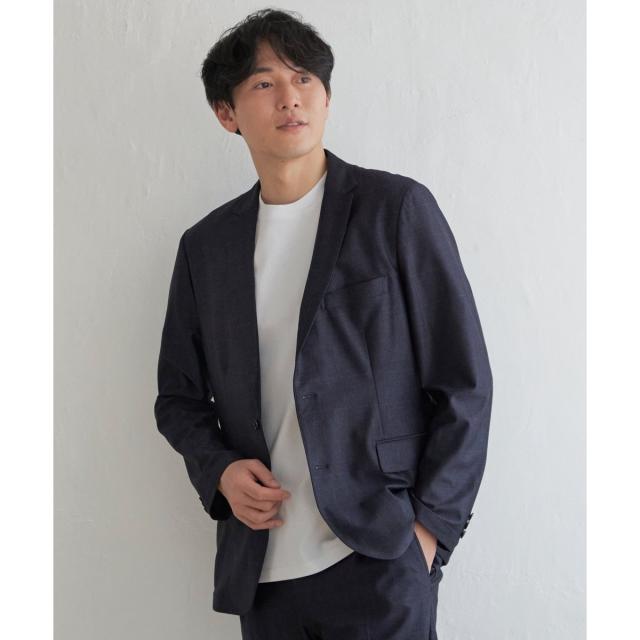 イッカ（ikka）/【セットアップ対応】メッシュチェックテーラードジャケット