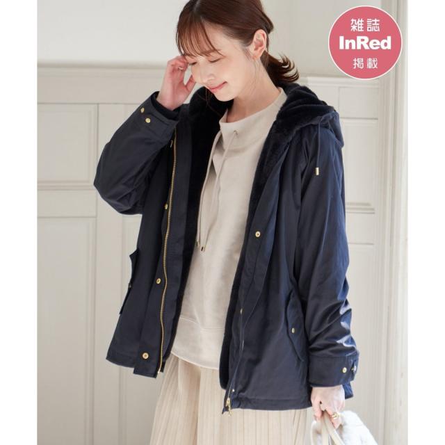 イッカ（ikka）/【雑誌InRed12月号掲載】ライナー付き3WAYマウンテンパーカー