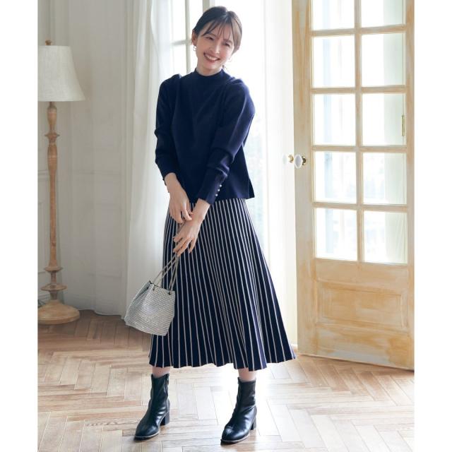 イッカ（ikka）/配色ニットアップ