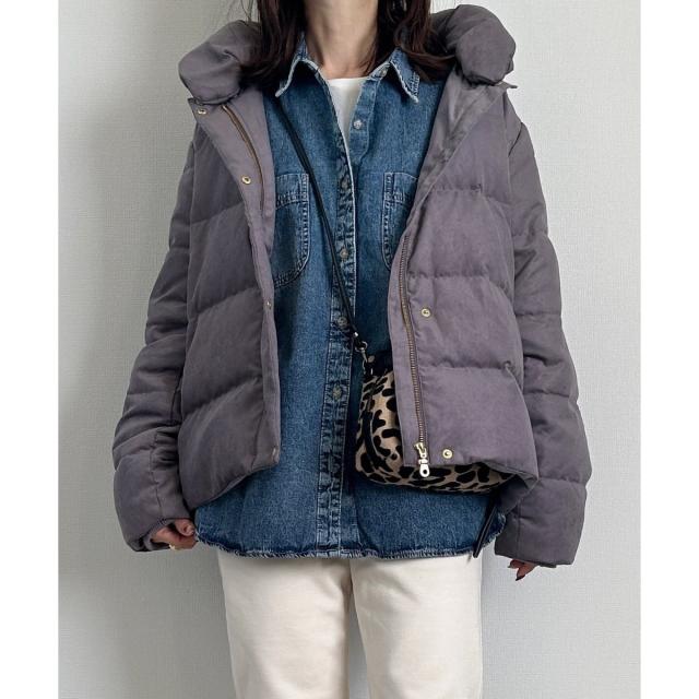 イッカ（ikka）/【雑誌InRed1月号掲載】細コール2WAY洗えるダウンジャケット【洗濯機で洗える／親子コーデ】