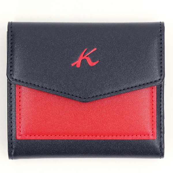 キタムラK2（Kitamura K2）/牛革薄型三つ折り財布