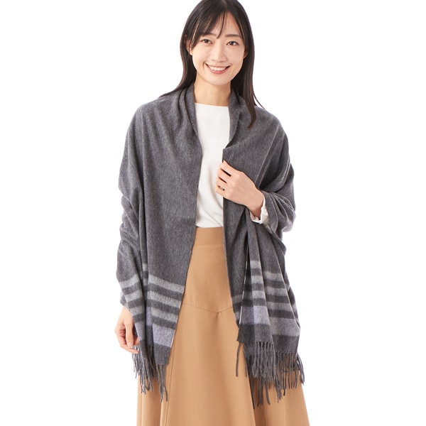 カシュネ（cache nez）/カシュネ cache nez / カシミヤボーダーストール