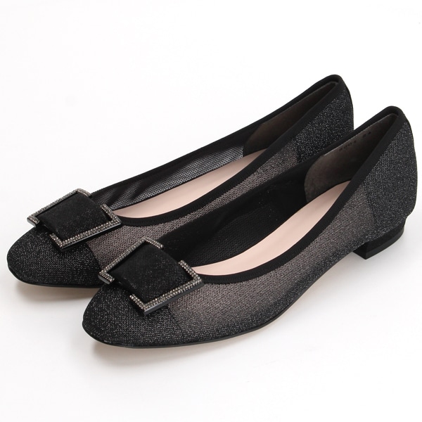 ジル スチュアート（JILL STUART）/バックルモチーフチュールパンプス