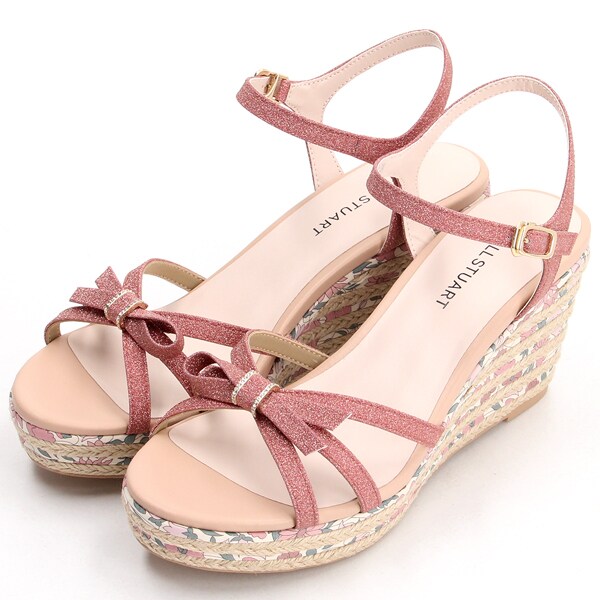 ジル スチュアート（JILL STUART）/リボンモチーフジュートサンダル