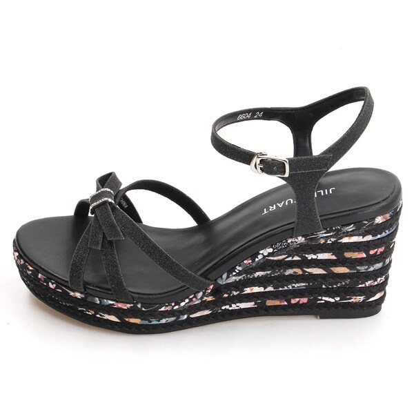 ジル スチュアート（JILL STUART）/リボンモチーフジュートサンダル