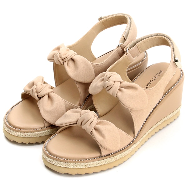 ジル スチュアート（JILL STUART）/ダブルリボンウェッジサンダル