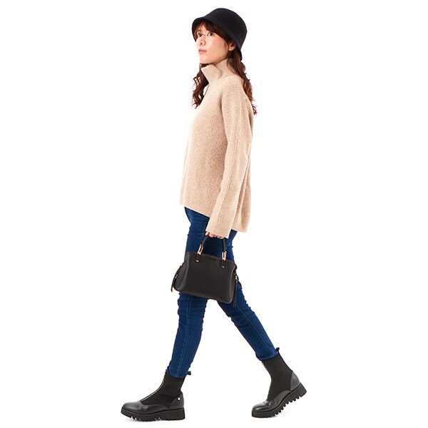 ジル スチュアート（JILL STUART）/厚底センタージップソックスブーツ