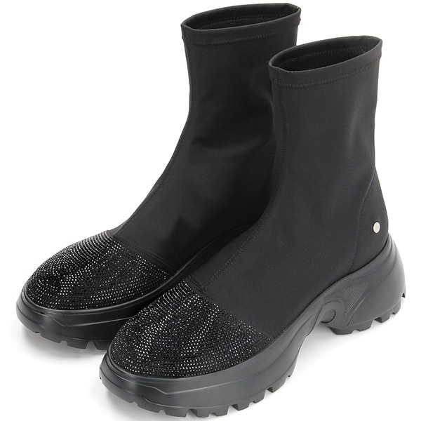 ジル スチュアート（JILL STUART）/厚底ホットフィックスストレッチショートブーツ