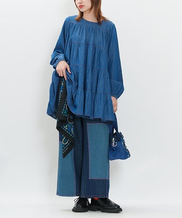 アズノゥアズドゥバズ（as know as de base）/ペタパッチデニム