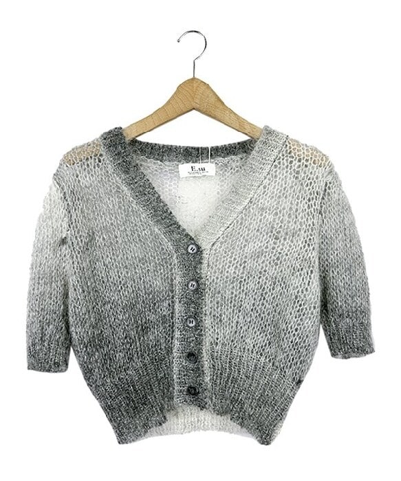 アズノゥアズピンキー（AS KNOW AS PINKY）/モヘアグラデ半袖ＣＤ