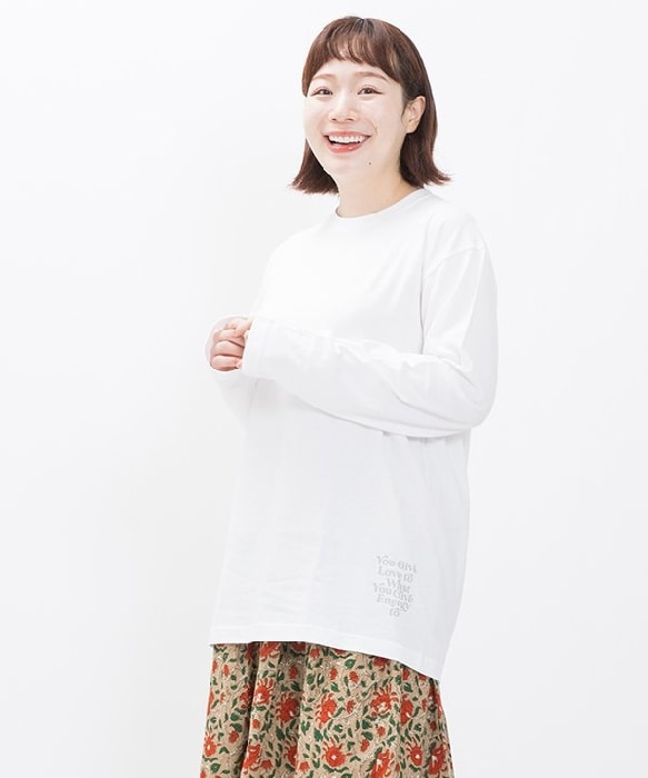 アズノゥアズオオラカ（AS KNOW AS olaca）/【大きいサイズ】コソコソプリントロンＴ