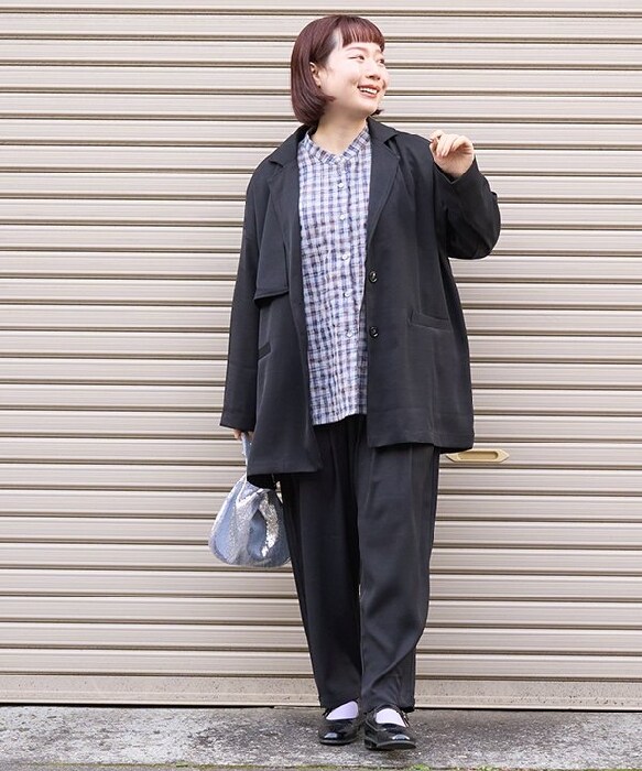 アズノゥアズオオラカ（AS KNOW AS olaca）/【大きいサイズ】テレッとタックＰＴ