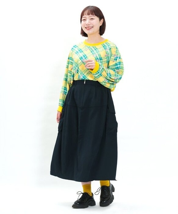 アズノゥアズオオラカ（AS KNOW AS olaca）/【大きいサイズ】おしゃカーゴＳＫ