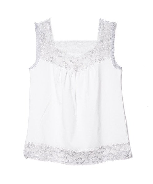 アズノゥアズオオラカ（AS KNOW AS olaca）/【大きいサイズ】エレガントレースタンク