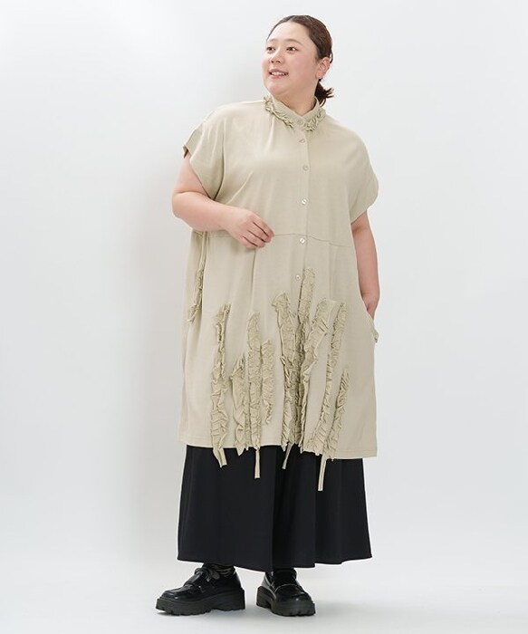 アズノゥアズオオラカ（AS KNOW AS olaca）/【大きいサイズ】フリル