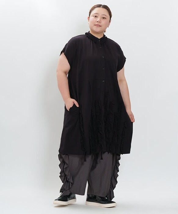 アズノゥアズオオラカ（AS KNOW AS olaca）/【大きいサイズ】フリル