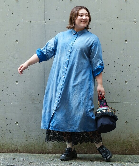 アズノゥアズオオラカ（AS KNOW AS olaca）/【大きいサイズ】ウスデニＳＨＯＰ