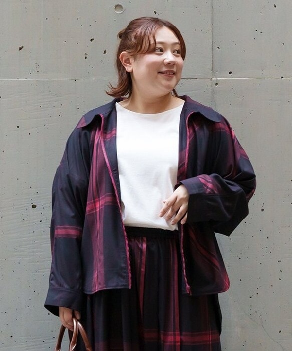 アズノゥアズオオラカ（AS KNOW AS olaca）/【大きいサイズ】ＢＩＧチェックなＳＨＢＺ