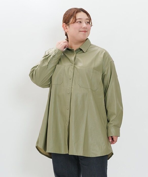 アズノゥアズオオラカ（AS KNOW AS olaca）/【大きいサイズ】実は便利な合皮のＳＨ