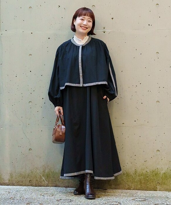 アズノゥアズオオラカ（AS KNOW AS olaca）/【大きいサイズ】刺繍でフチドリ贅沢ｓｅｔ