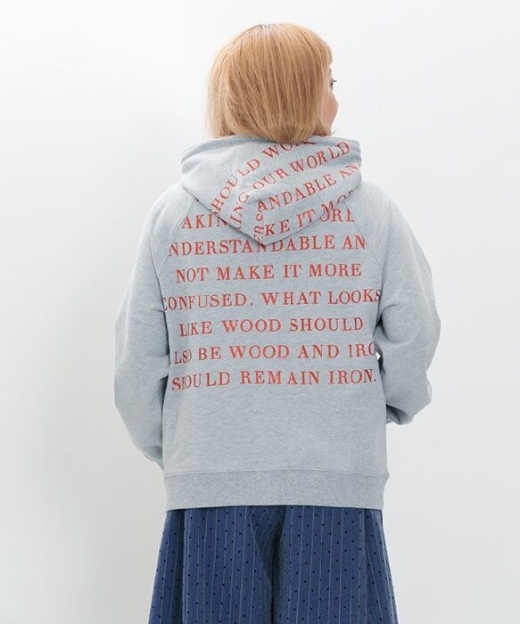 アズノゥアズオオラカ（AS KNOW AS olaca）/【大きいサイズ】本質的な意識フーディー