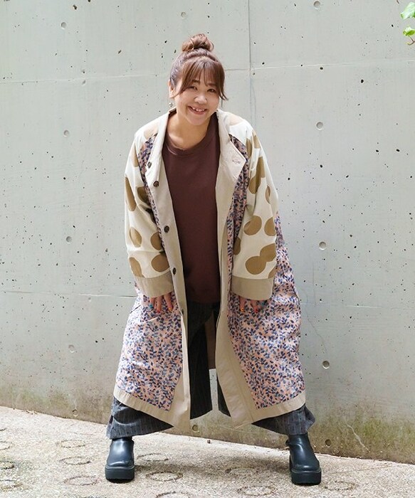 アズノゥアズオオラカ（AS KNOW AS olaca）/【大きいサイズ】人生に寄り添うリバコート