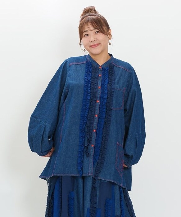 アズノゥアズオオラカ（AS KNOW AS olaca）/【大きいサイズ】ホイップデニムＳＨ