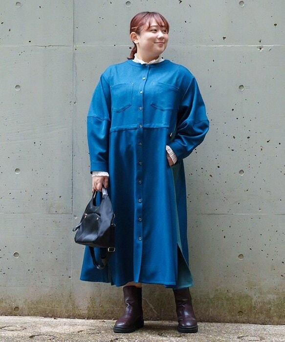 アズノゥアズオオラカ（AS KNOW AS olaca）/【大きいサイズ】ウーリッシュドロストＯＰ