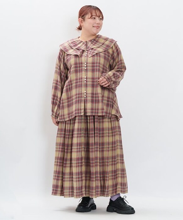 アズノゥアズオオラカ（AS KNOW AS olaca）/【大きいサイズ】オンブレチックＣＨＫＳＫ