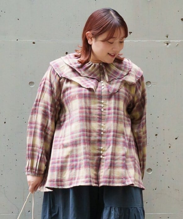 アズノゥアズオオラカ（AS KNOW AS olaca）/【大きいサイズ】オンブレチックＣＨＫＢＬ