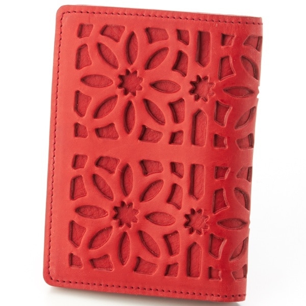 ゲンテン（genten）/カットワーク 2つ折りパスケース