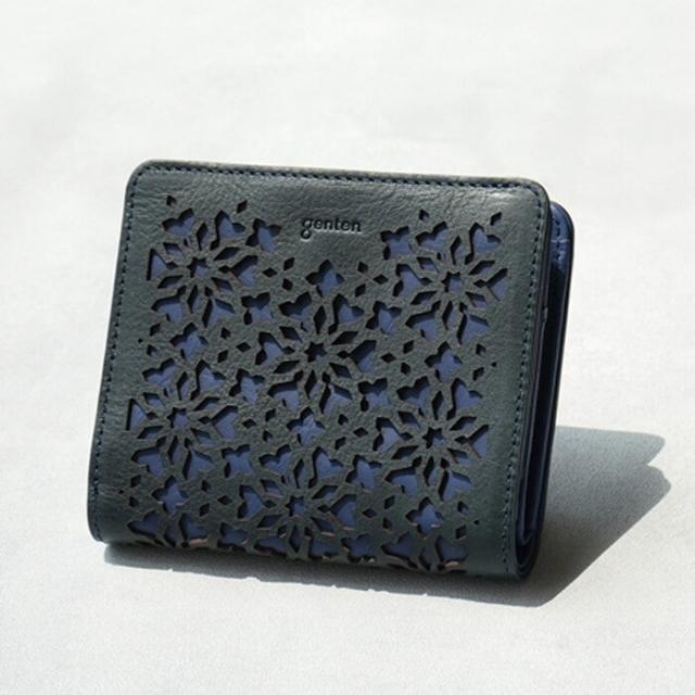 ゲンテン（genten）/カレイド　2つ折り財布