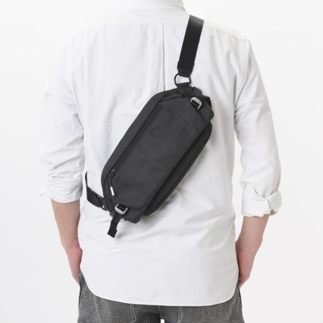 ace．（ace．）/ショルダーバッグ ボディバッグ 8．0インチ タブレット 杢t調素材 クロスリングH 68026