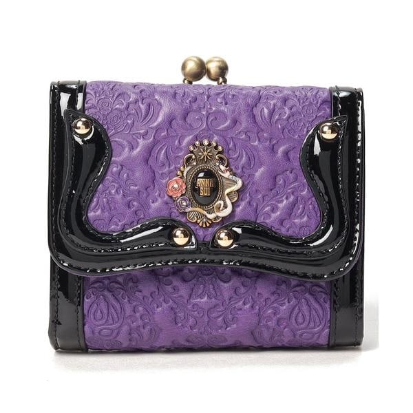 アナ スイ（ANNA SUI）/セルパン 二つ折り口金財布 レッド