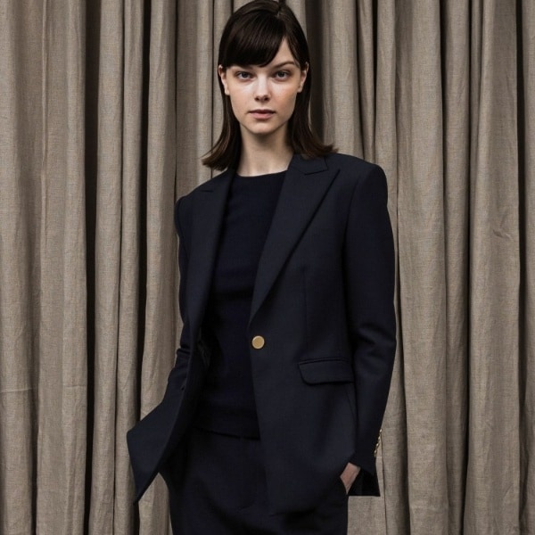 アンタイトル（UNTITLED）/シルキーダブルクロスジャケット