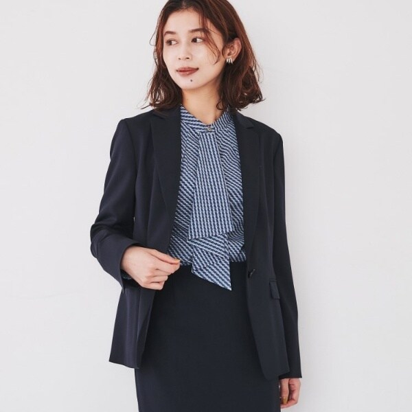 アンタイトル（UNTITLED）/【洗える通勤スーツ】レジェールギャバ ストレッチテーラードジャケット