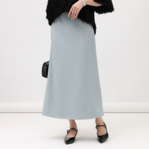 アンタイトル（UNTITLED）/【ストレッチオールシーズン対応】スラブジャージフレアスカート