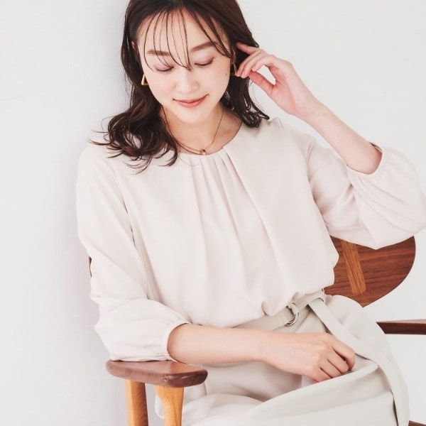 アンタイトル（UNTITLED）/【通勤スーツ入卒セレモニー】ドッキングインナーブラウス