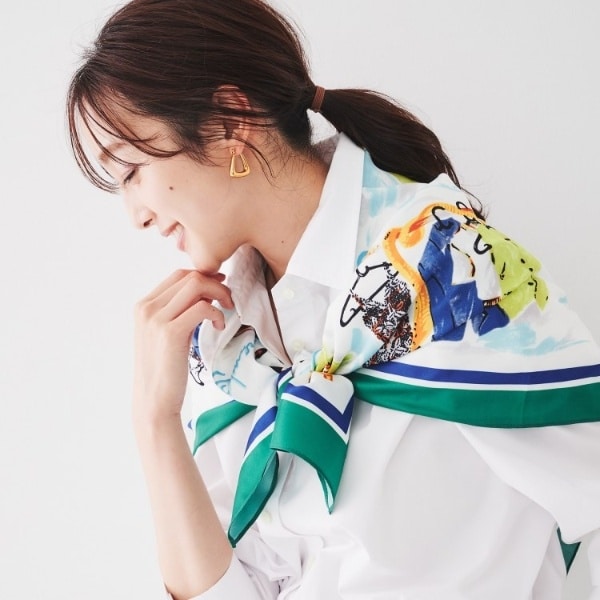 アンタイトル（UNTITLED）/トルソープリントスカーフ